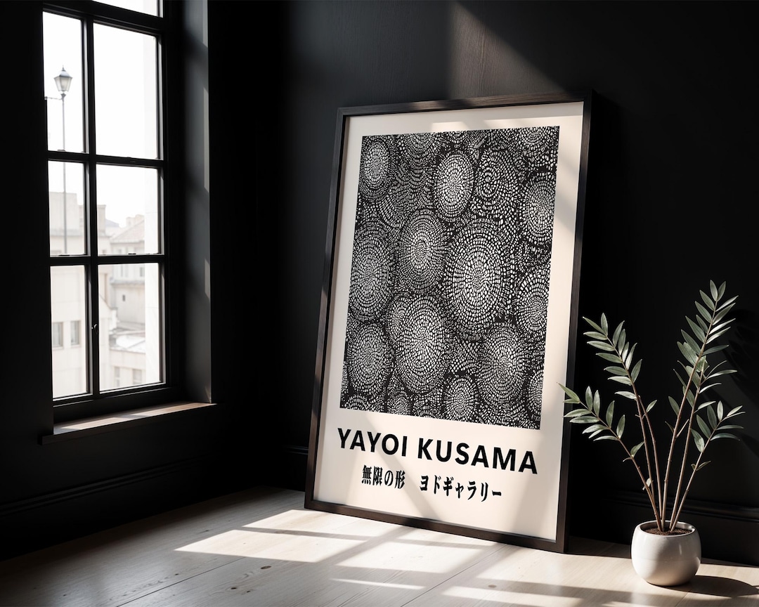 Yayoi Kusama Infinity Circles Print, Kusama Art Print, Yayoi Kusama ...
