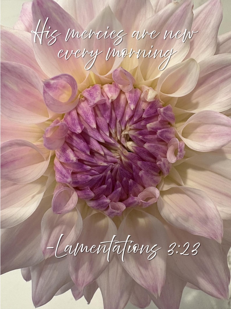 Christian Floral Scripture Wall Art Set of 6 | Digital Download Bundle ...