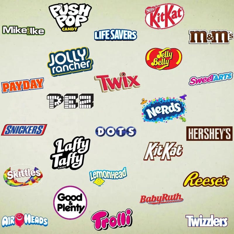 Candy Logo Ideas - Etsy