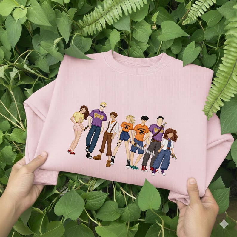 Percy Jackson Camp Half Blood Embroidered Shirt, Greek Mythology ...