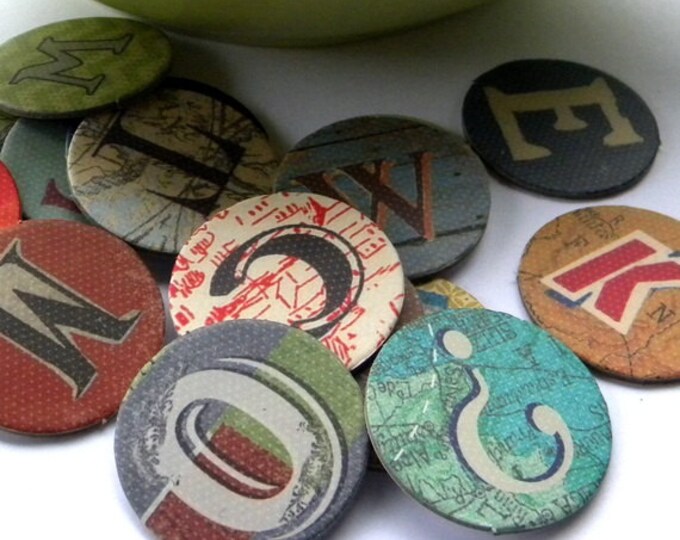 45 Letter Embellishments Paper Embellishments Alphabet - Etsy