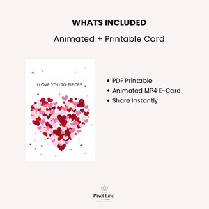 I Love You to Pieces Card | Animated Valentine's Day E-card (PDF & MP4 ...