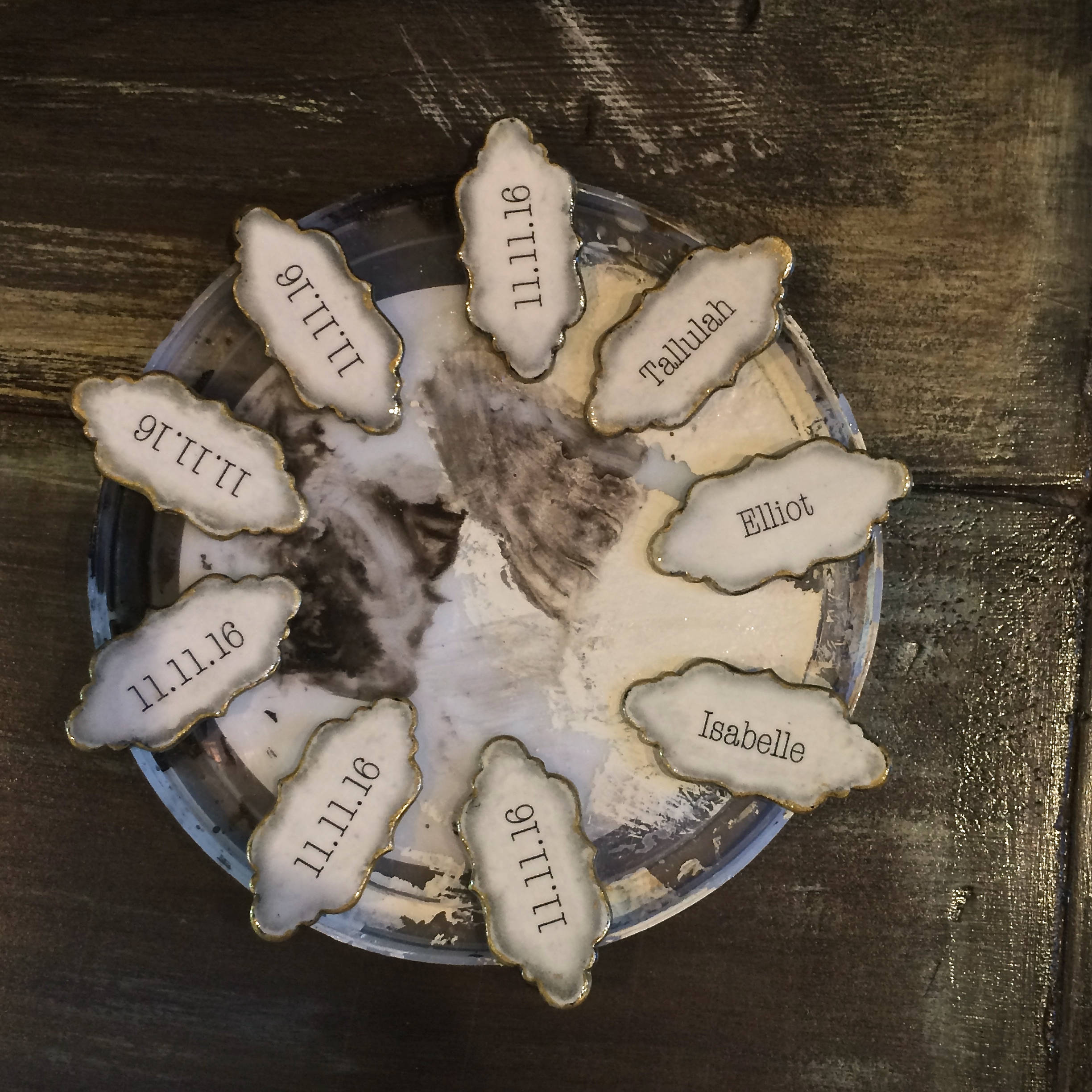 Plaques Personalized Name Plate Fancy Commemorative Plaque | Etsy