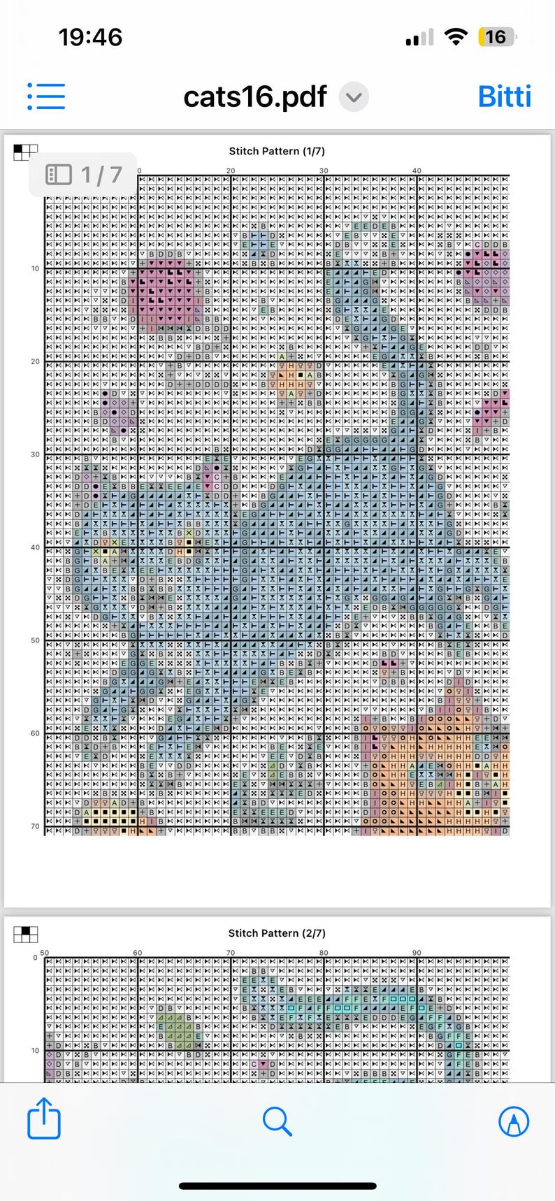 Cute Cats Cross Stitch Pattern: Colorful Whimsical Embroidery Pdf ...