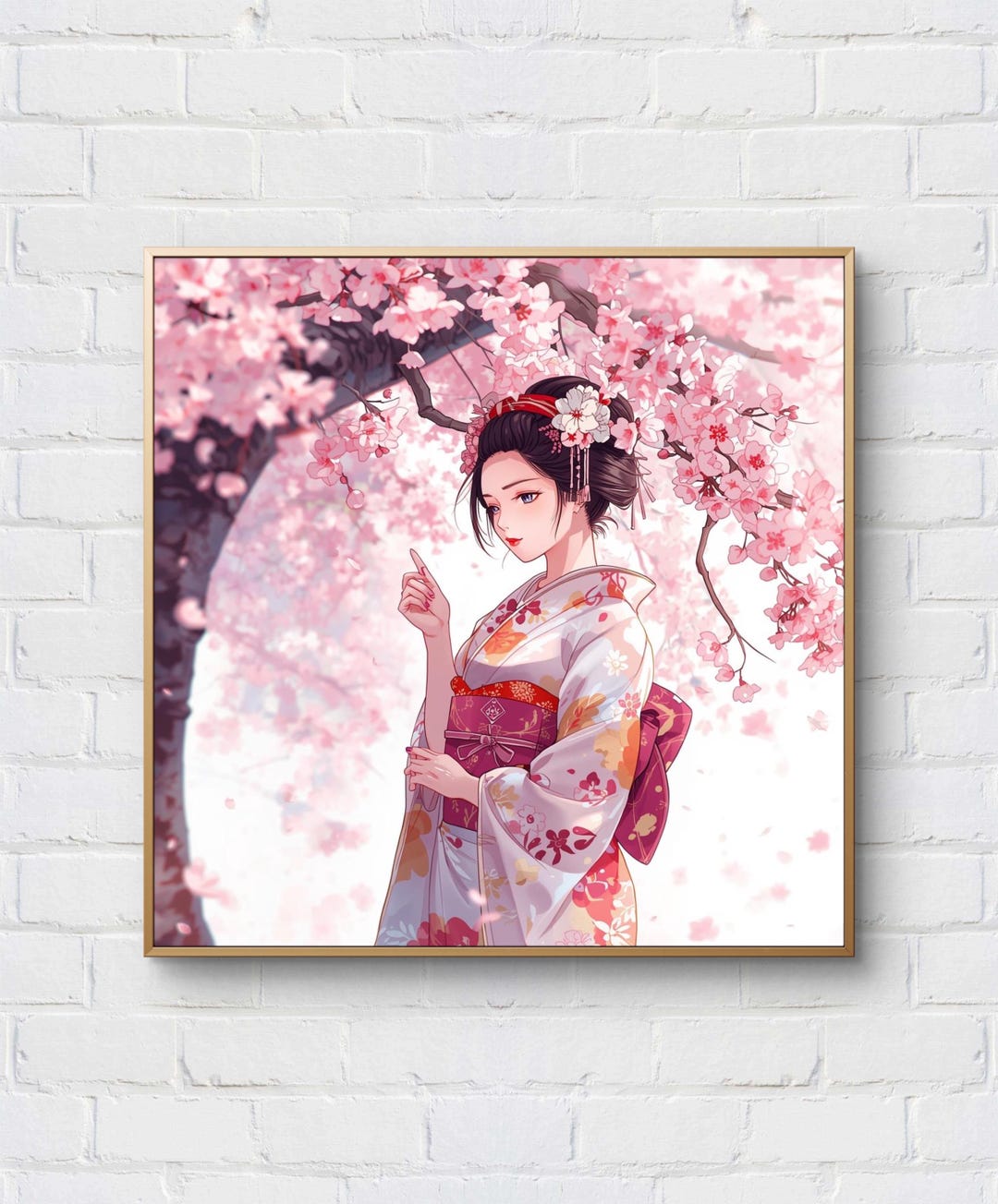 Japanese Geisha Cross Stitch Pattern – Elegant Saga Geisha Embroidery ...