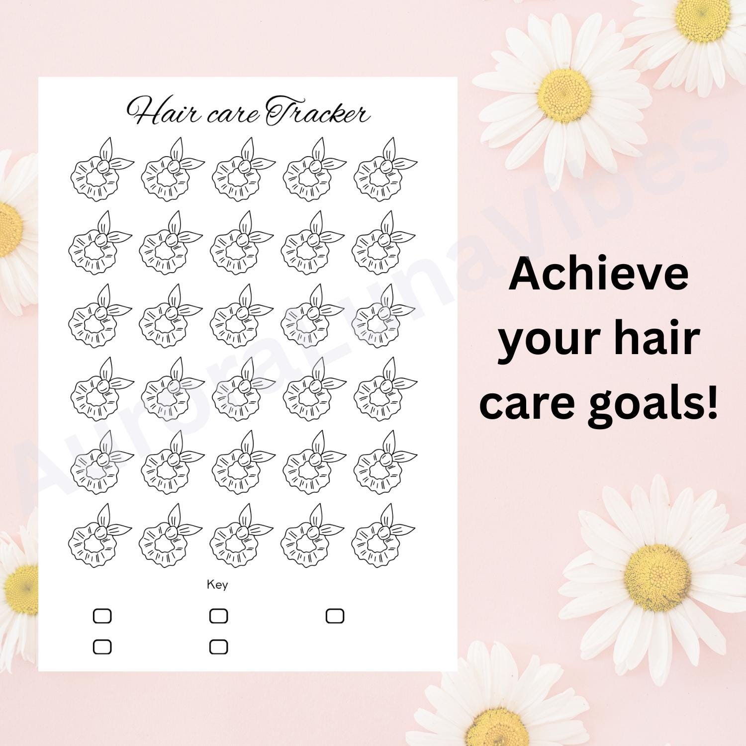 Hair Care Tracker Printable PDF, Hair Growth & Routine Tracker, Wash ...