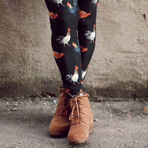 Women's Chicken Leggings | Etsy