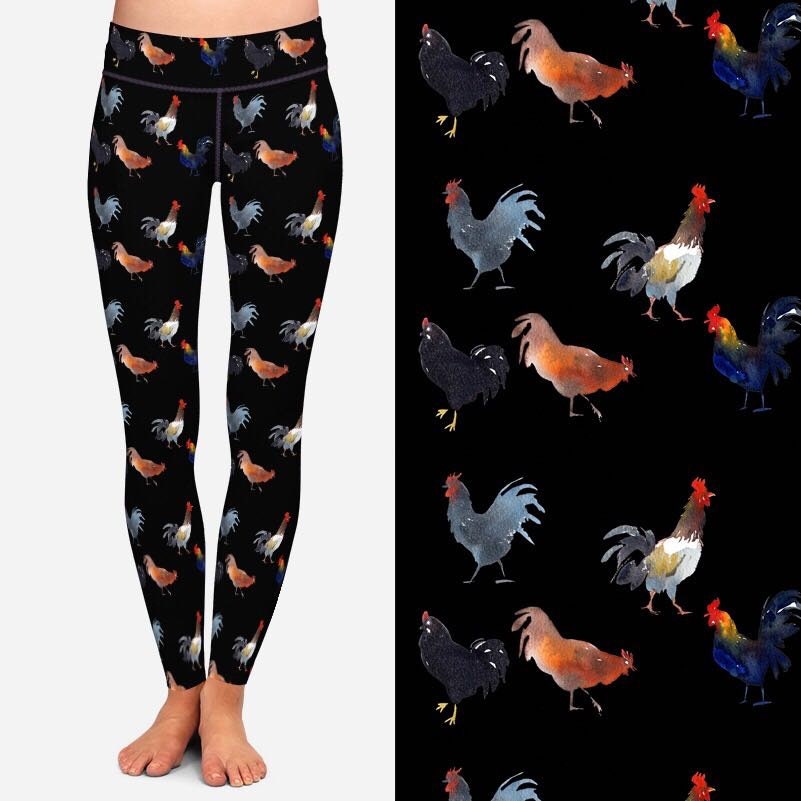 Women's Chicken Leggings - Etsy