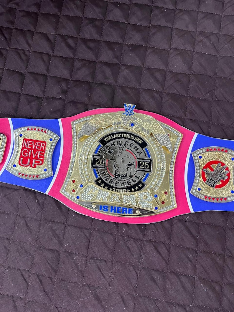 John Cena Farewell Belt, Championship Replica Belt, John Cena Spinner ...