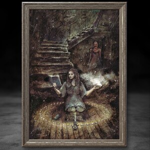 Phasmophobia- Art PRINT Ghost Hunting Original Haunted Watercolor ...