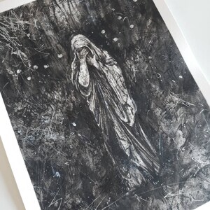 La Llorona- Legend of Weeping Woman Art PRINT, Original Watercolor ...