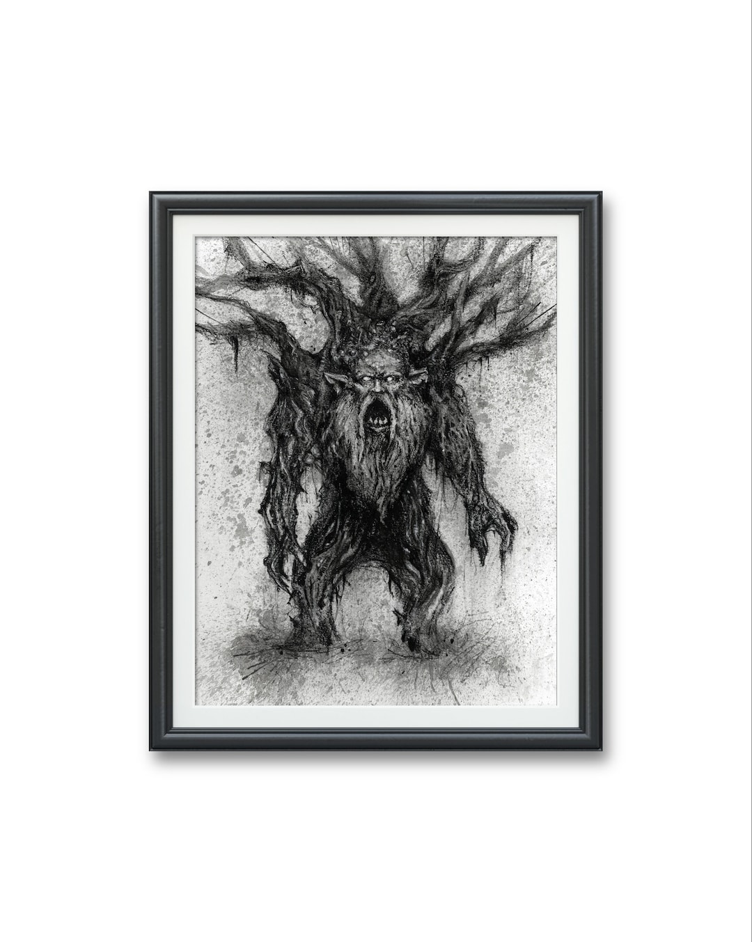 Voice of the Forest, ENT Treant Creature- Original Art PRINT ...