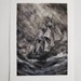 Ghost Ship, USS Constitution, Old Ironsides- Art PRINT, Original ...