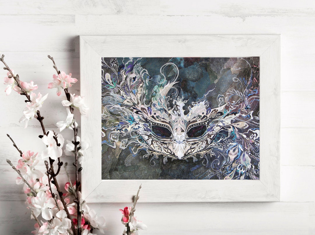 Identity Mask Original Collage Art PRINT Magazine Collage - Etsy