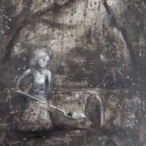 Dig Your Own Grave- Original Art PRINT, Watercolor Illustration Artwork ...