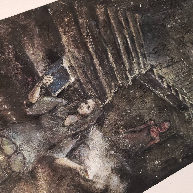 Phasmophobia Art PRINT Ghost Hunting Original Haunted | Etsy