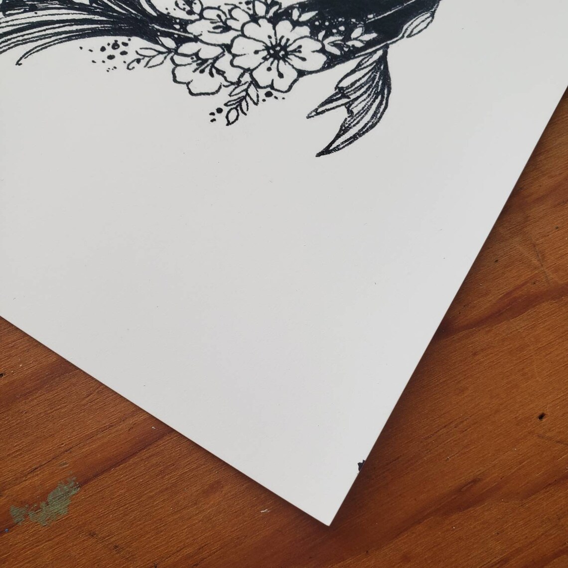 Balance MISPRINT Pen and Ink Illustration Pisces Fish Koi - Etsy