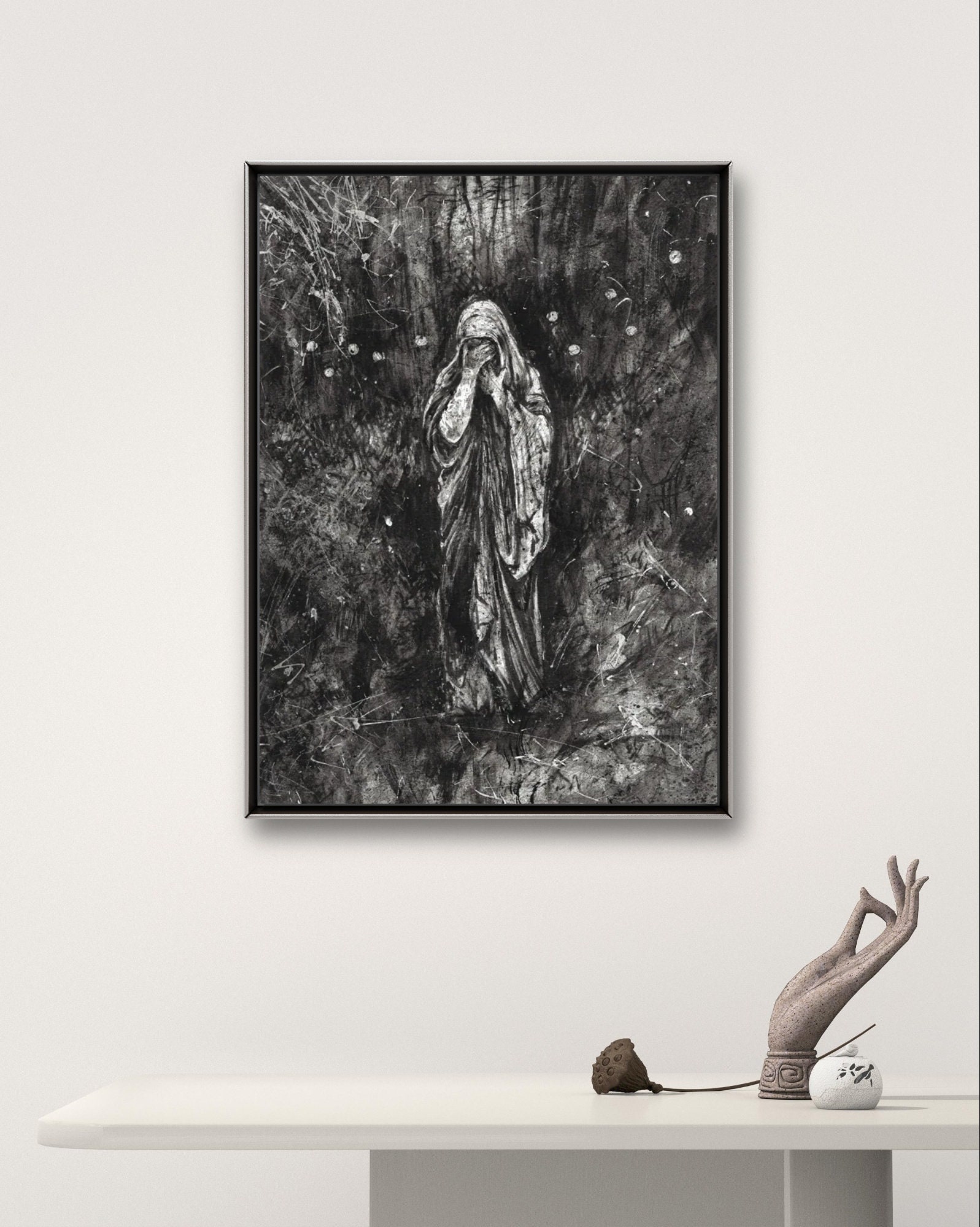 La Llorona- Legend of Weeping Woman Art PRINT, Original Watercolor ...