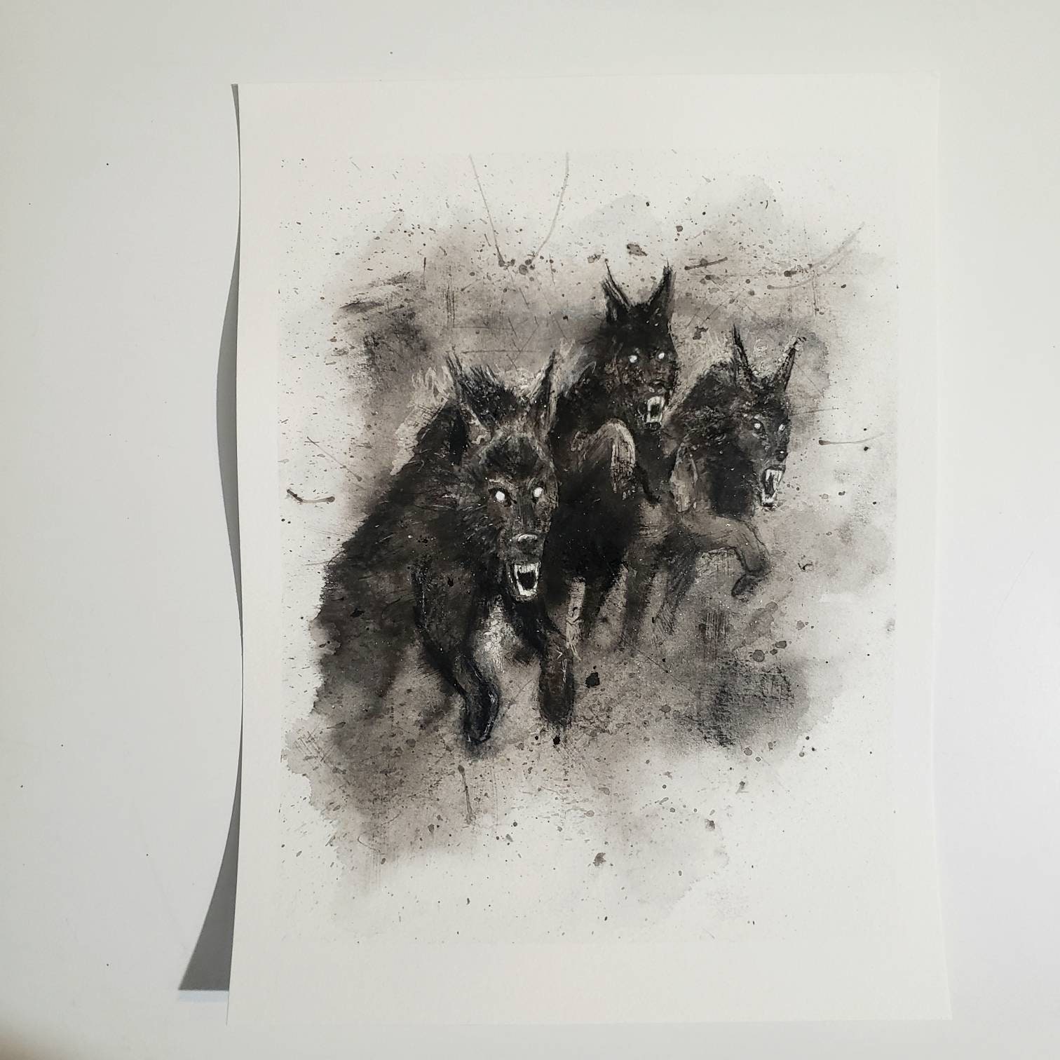 Hellhound Dog Drawing