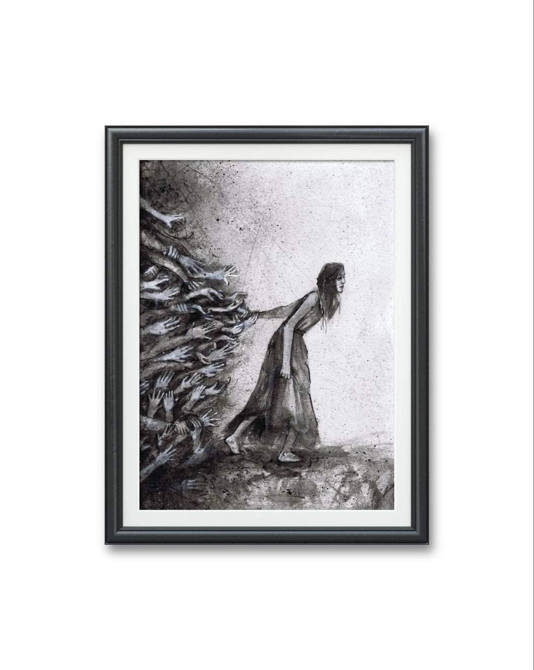 Addiction- Art PRINT Original Oil Painting Artwork Mental Health ...
