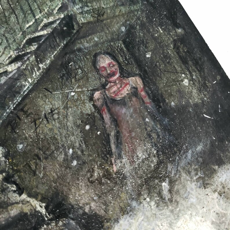 Phasmophobia- Art PRINT Ghost Hunting Original Haunted Watercolor ...