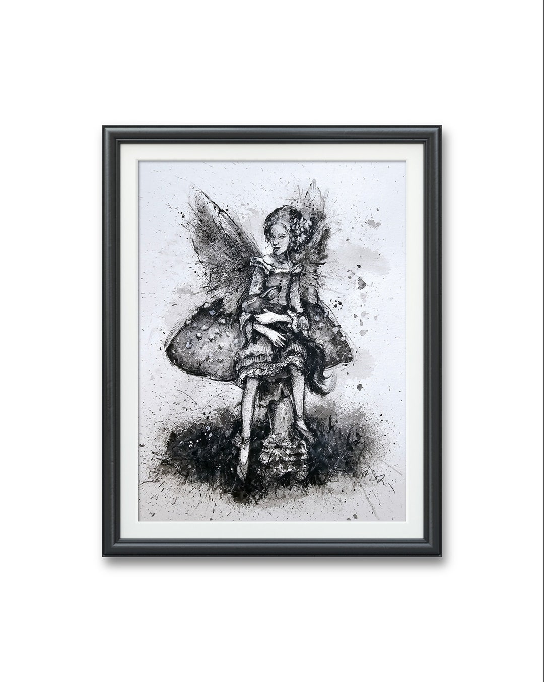 Mischievous Pixie Tuatha De Danaan- Original Art PRINT, Watercolor ...
