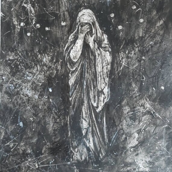 La Llorona Legend of Weeping Woman Art PRINT Original | Etsy