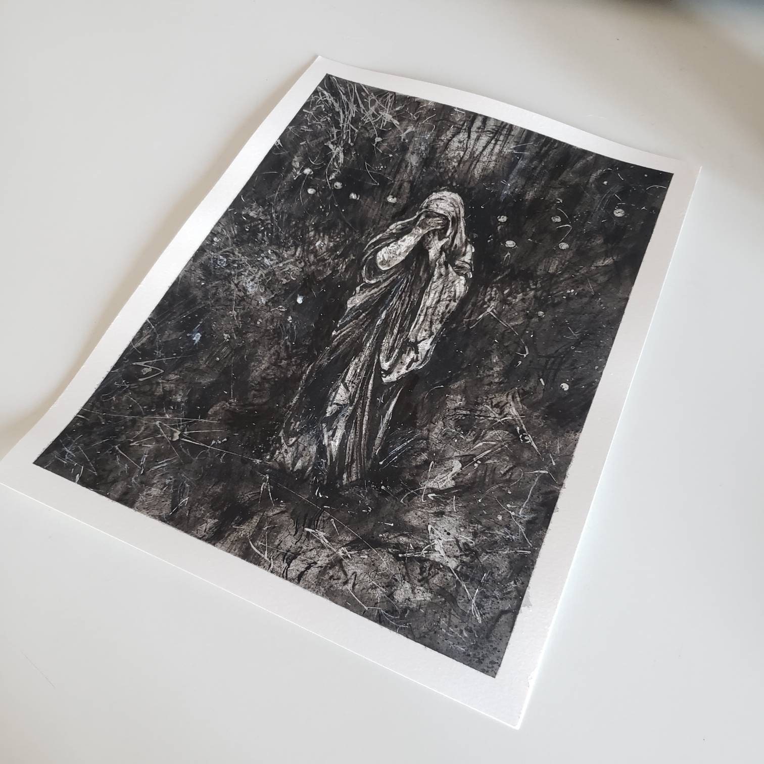 La Llorona- Legend of Weeping Woman Art PRINT, Original Watercolor ...