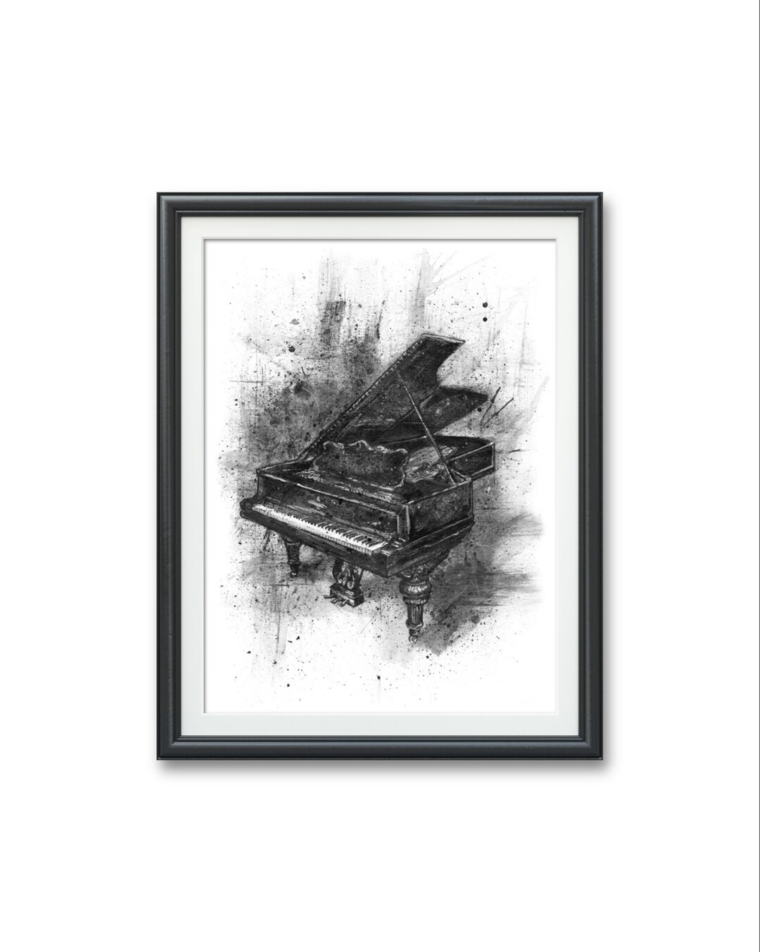 Haunted Melody- Art Print, Original Watercolor Illustration Artwork ...