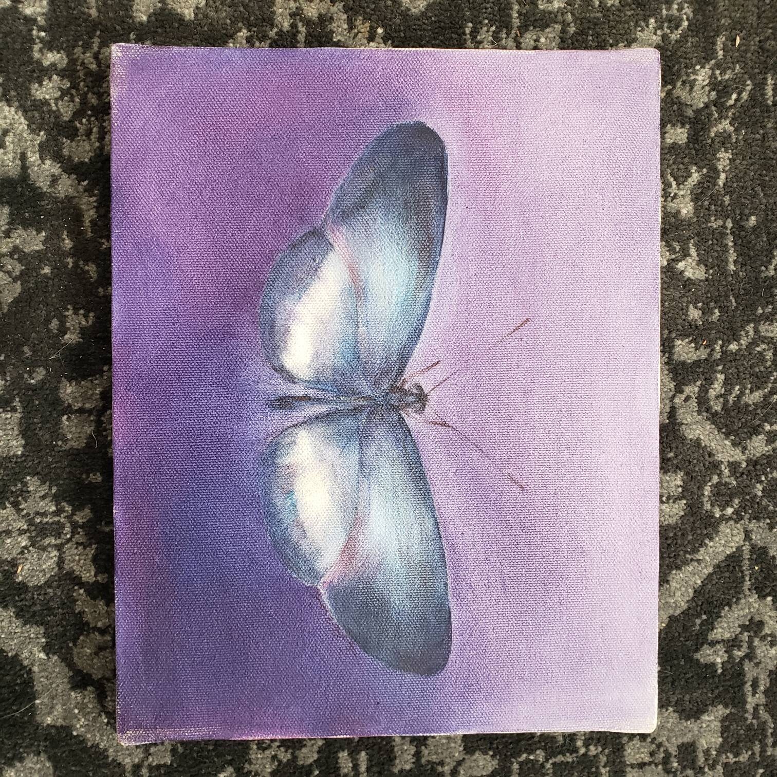 Butterfly Still Life Art PRINT Original Oil Painting Moth | Etsy