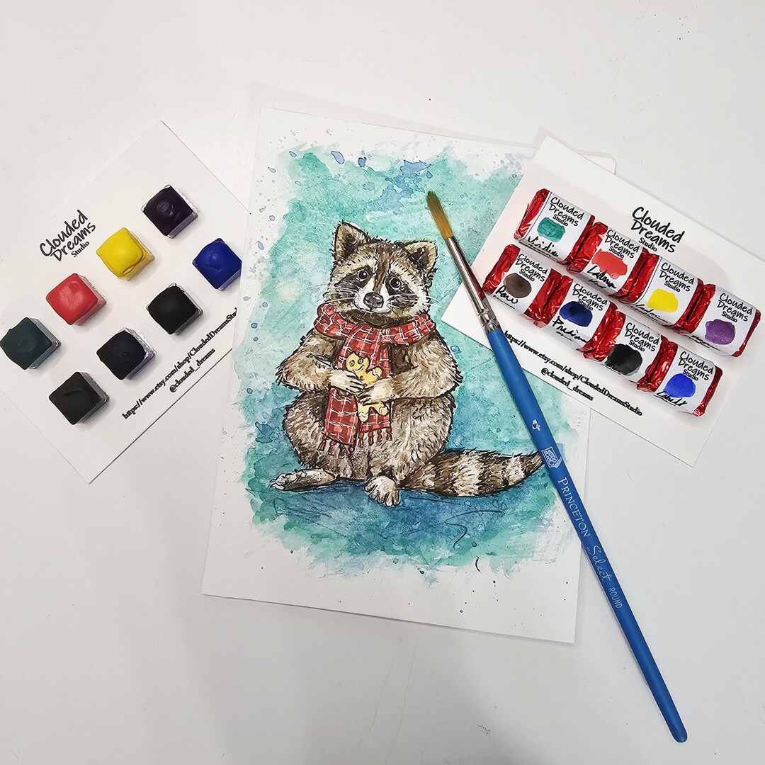 Matte Advent Calendar Watercolor Set Handmade Watercolor Watercolour ...