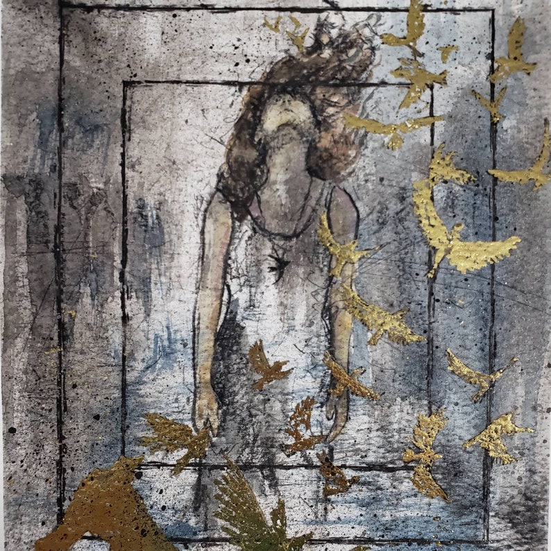 Deja Vu- Art PRINT, Original Watercolor Illustration Artwork ...