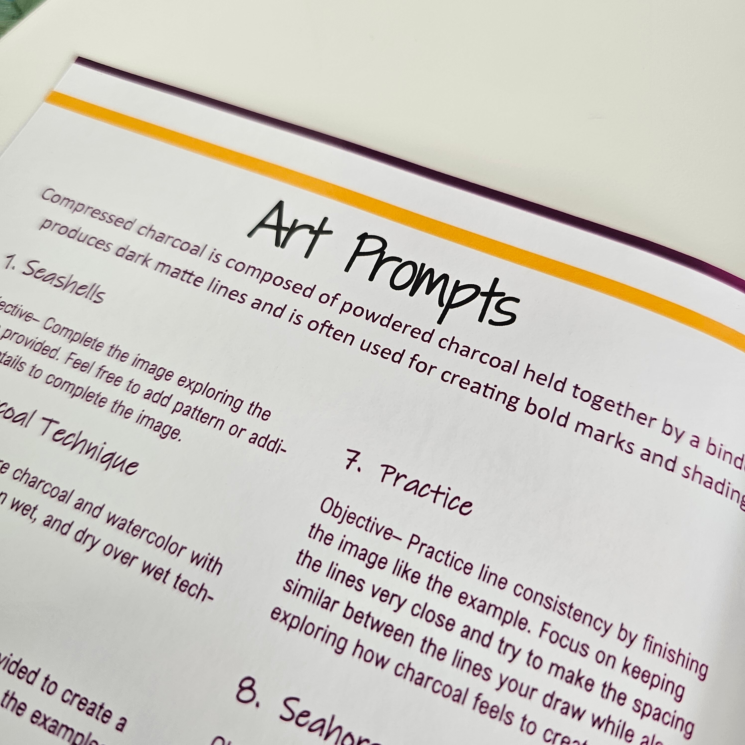 Watercolor Art Box Beach Subscription Box, Monthly 22 Art Prompts ...