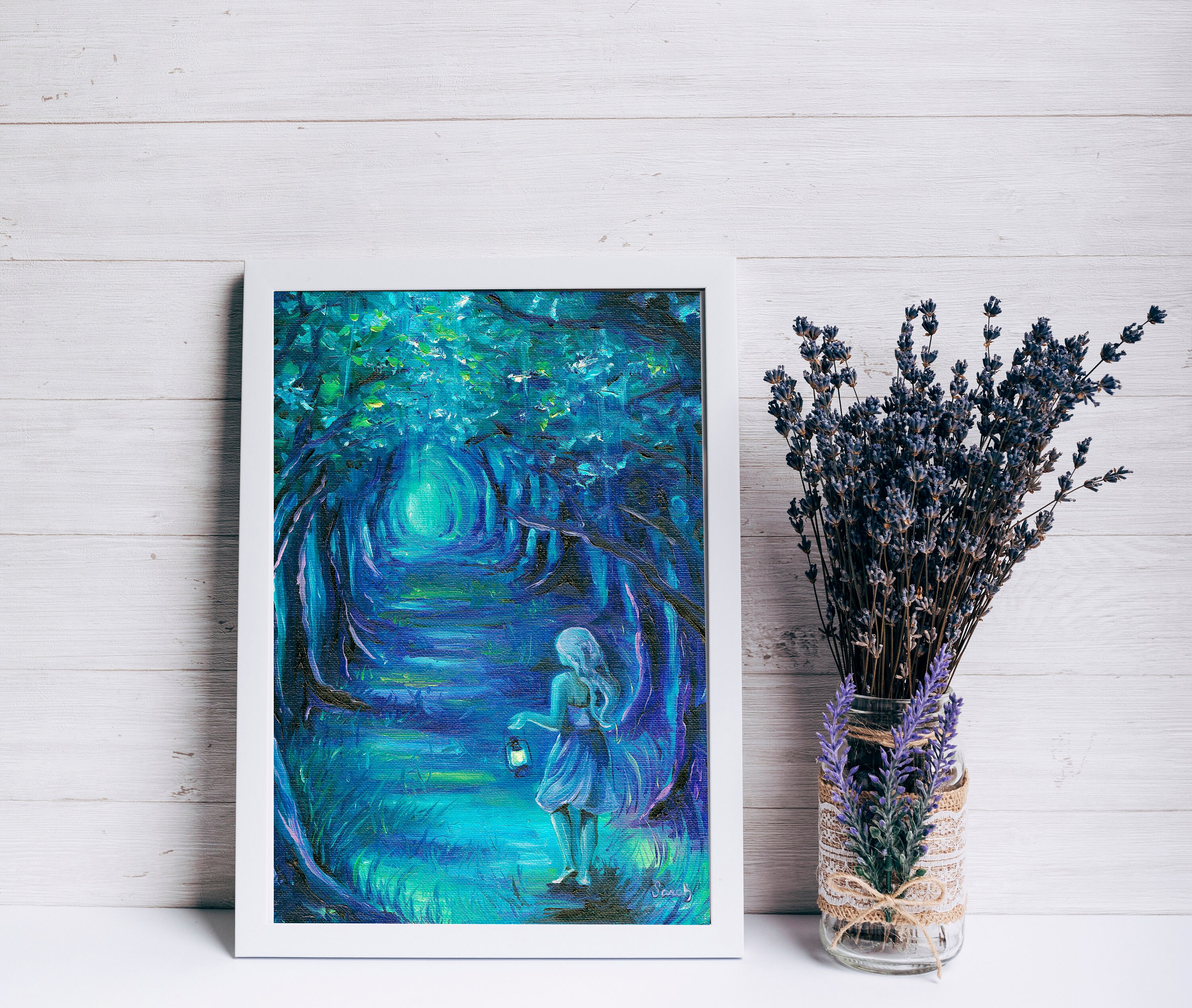 Self Discovery Art PRINT Original Oil on Canvas Painting | Etsy