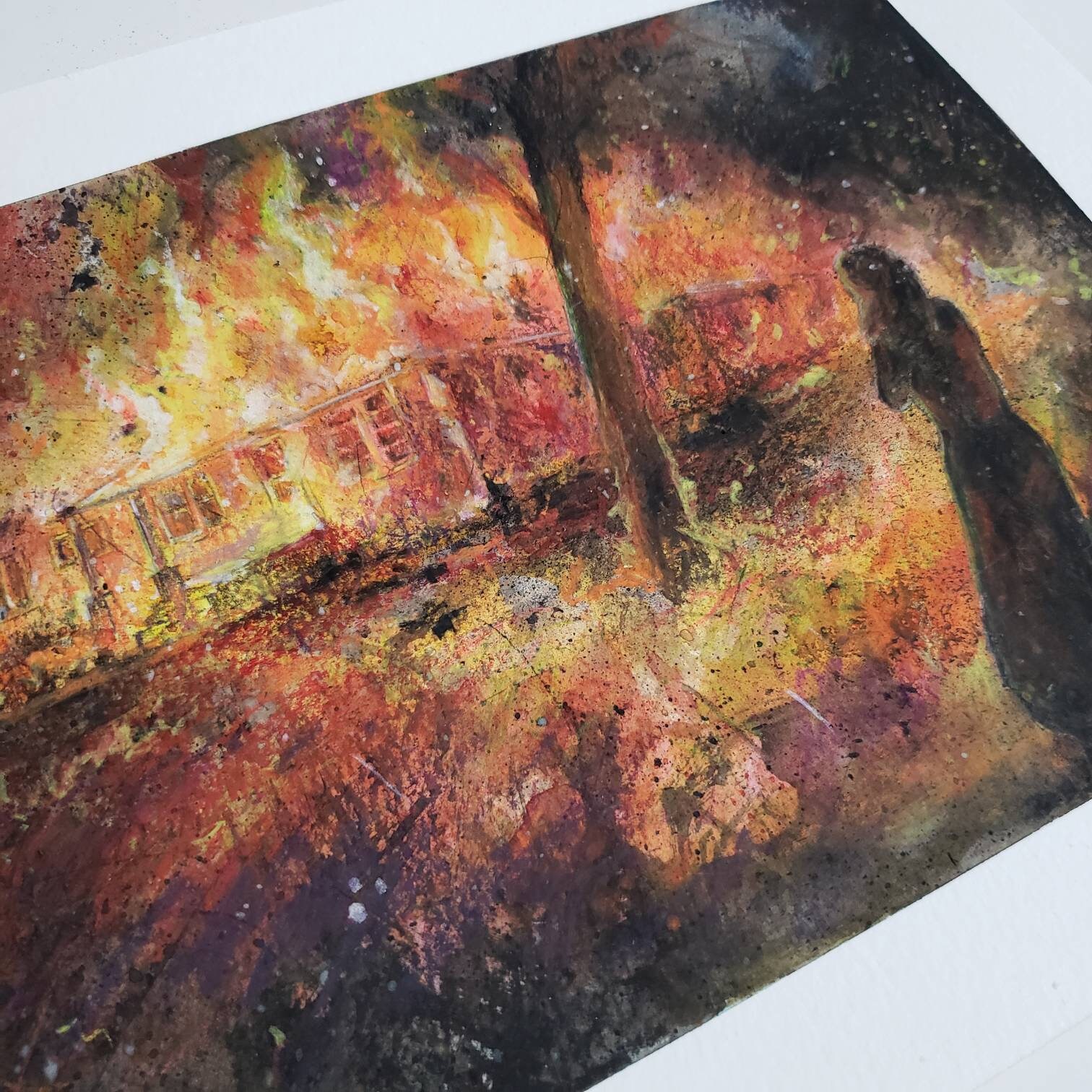 Looking Back Art PRINT Original Watercolor Illustration - Etsy