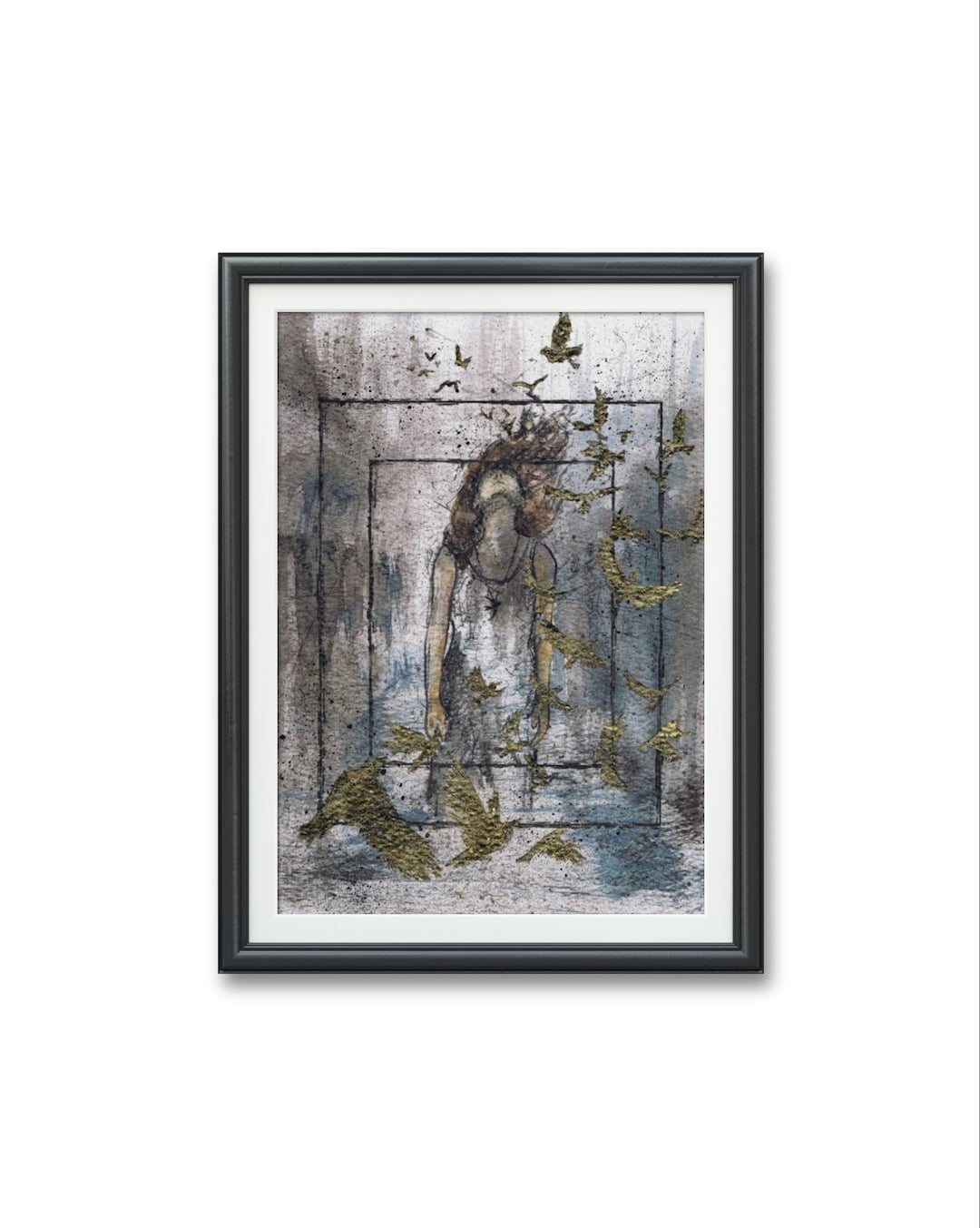 Deja Vu- Art PRINT, Original Watercolor Illustration Artwork ...