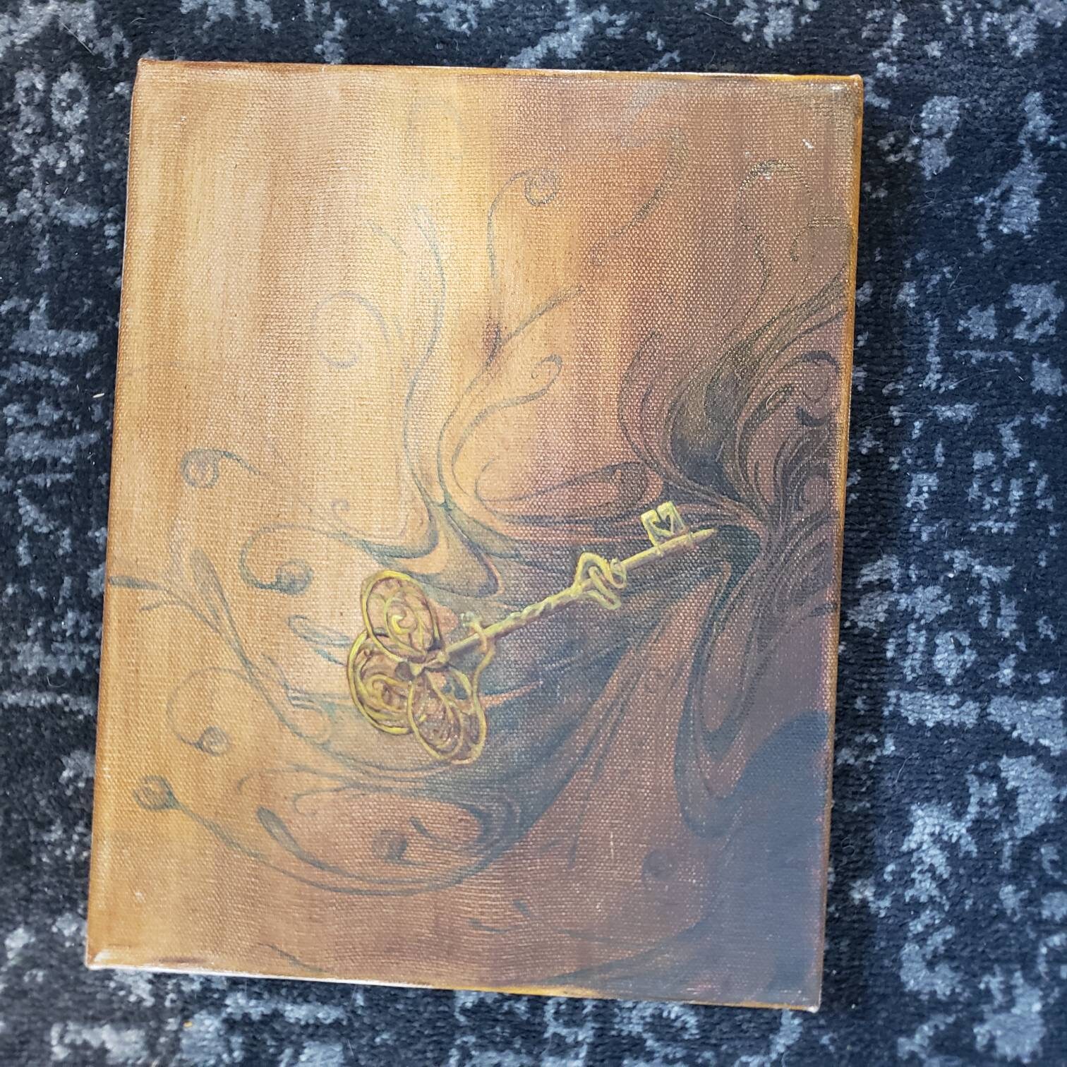 Skeleton Key Art PRINT Oil on Stretched Canvas Painting Tree - Etsy