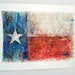 Texas Flag, Lone Star State Stars and Stripes Art PRINT Original ...