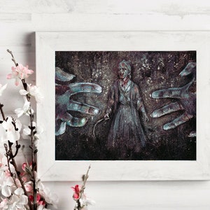 Phasmophobia Art PRINT Ghost Hunting Original Haunted - Etsy