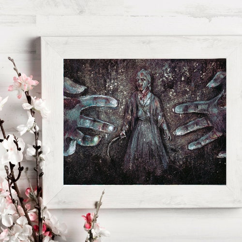 Phasmophobia Art PRINT Ghost Hunting Original Haunted | Etsy