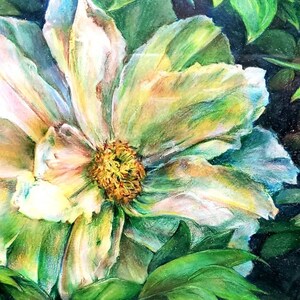 Innocence - Framed Original Floral Drawing Artwork Magnolia French ...