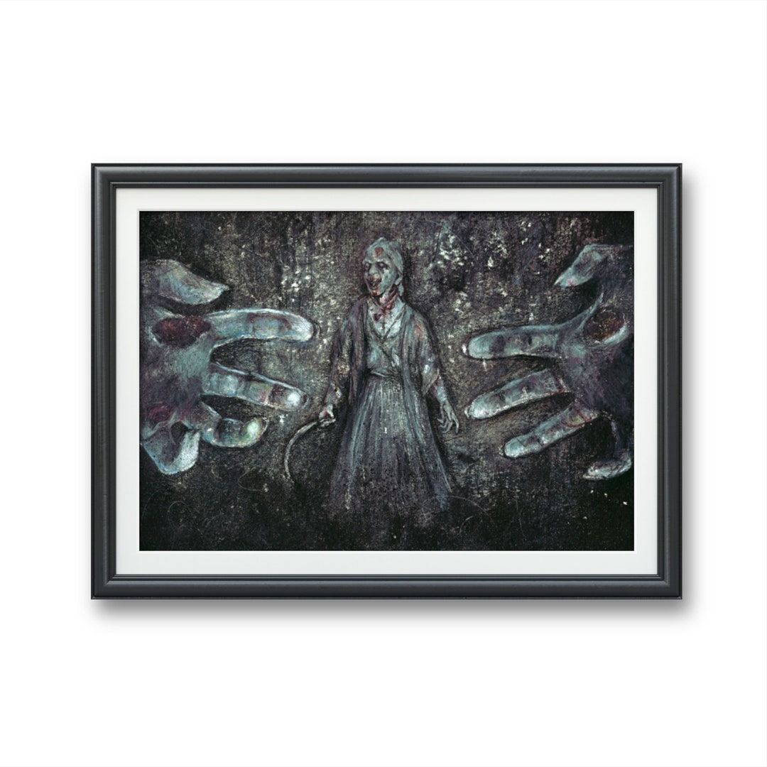 Phasmophobia- Art PRINT Ghost Hunting Original Haunted Watercolor ...