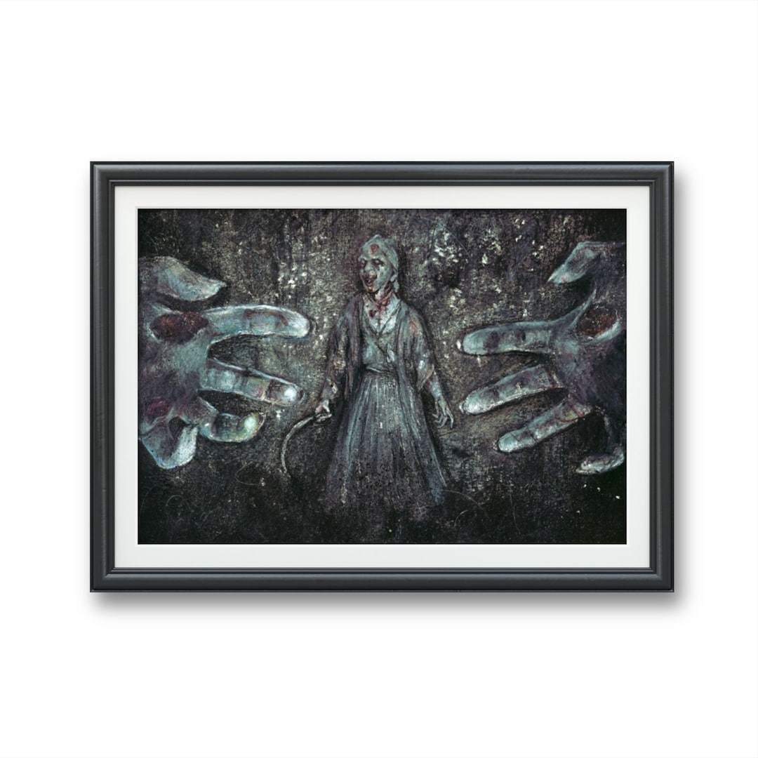 Phasmophobia- Art PRINT Ghost Hunting Original Haunted Watercolor ...
