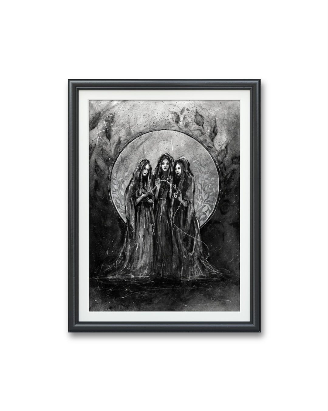 The Fates- Art PRINT, Original Watercolor Illustration Artwork Greek ...