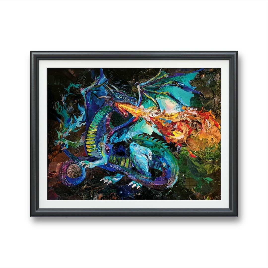 Basilisk, Art PRINT King of the Serpents Dragon Original Magazine ...