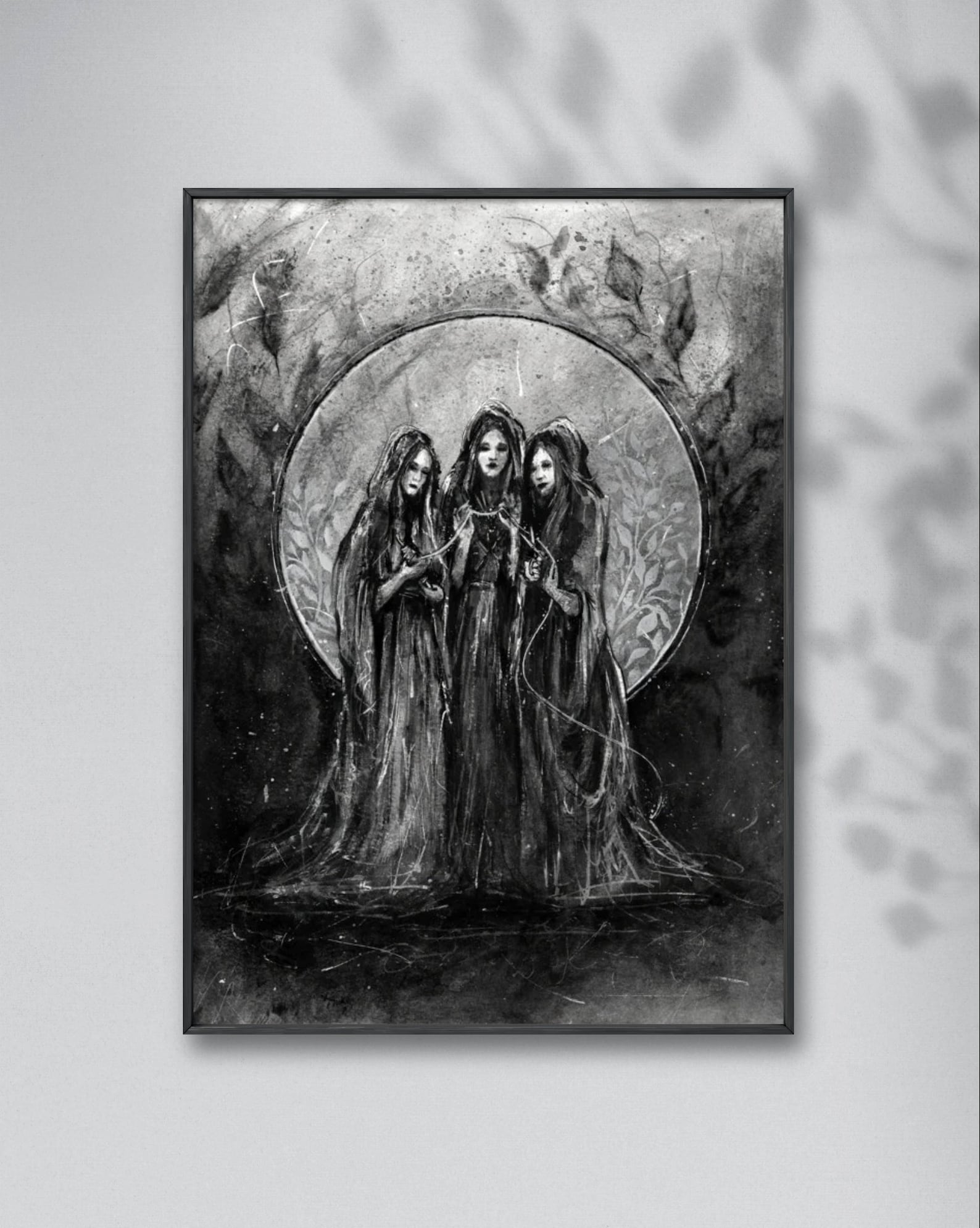 The Fates- Art PRINT, Original Watercolor Illustration Artwork Greek ...