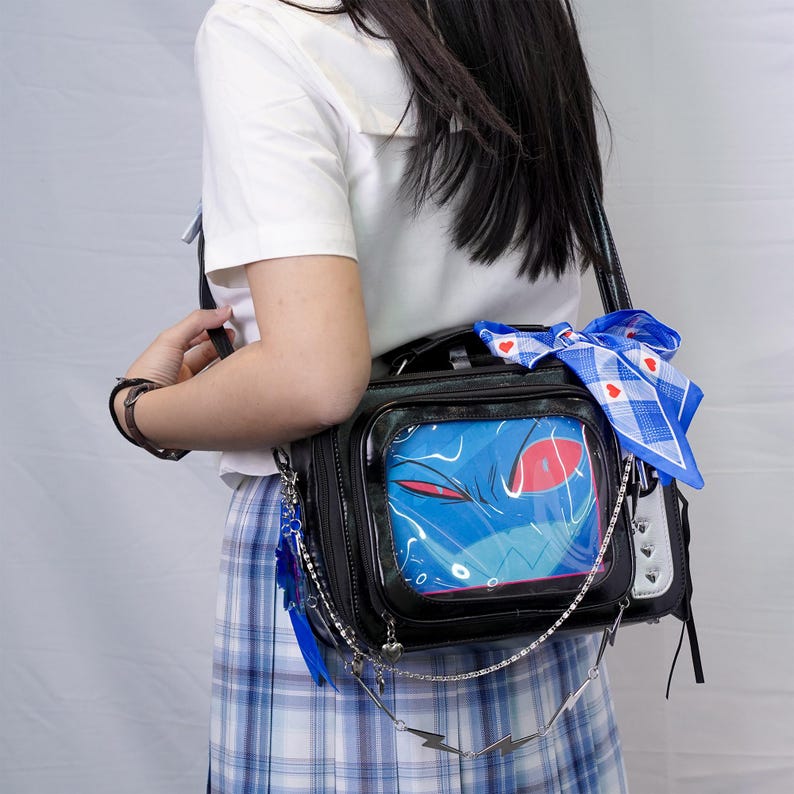 Hazbin Hotel Vox Ita Bagbackpack & Crossbody Bag Anime Ita Bag, Pin ...