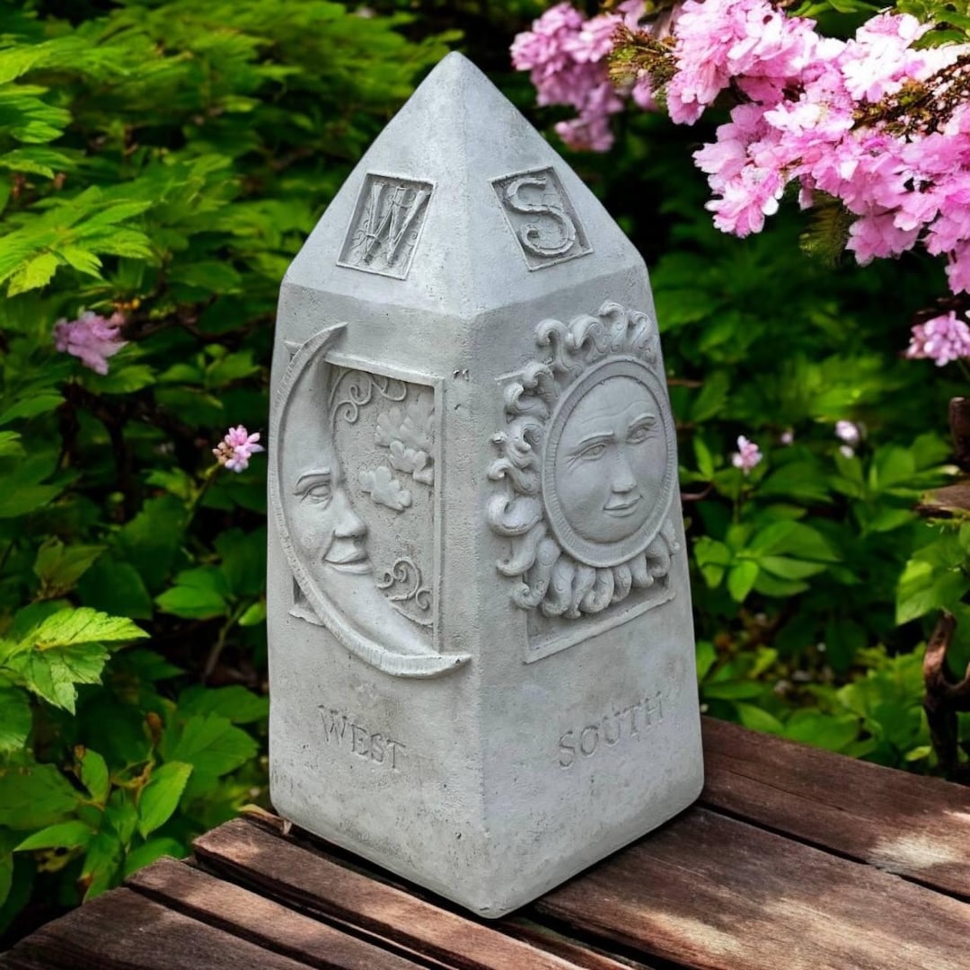 Directional Marker Sculpture - Outside Figurine - Orientation Rock Art ...