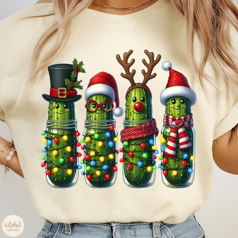 Christmas Pickles PNG Bundle, Funny Christmas Pickle Png, Funny ...