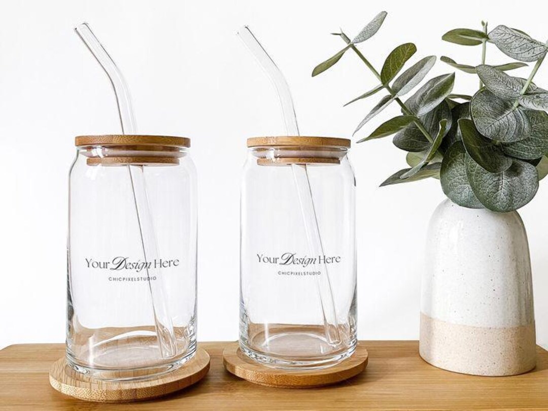 Personalized Sipper Glass With Straw, Custom Engraved Drinkware, Mason ...